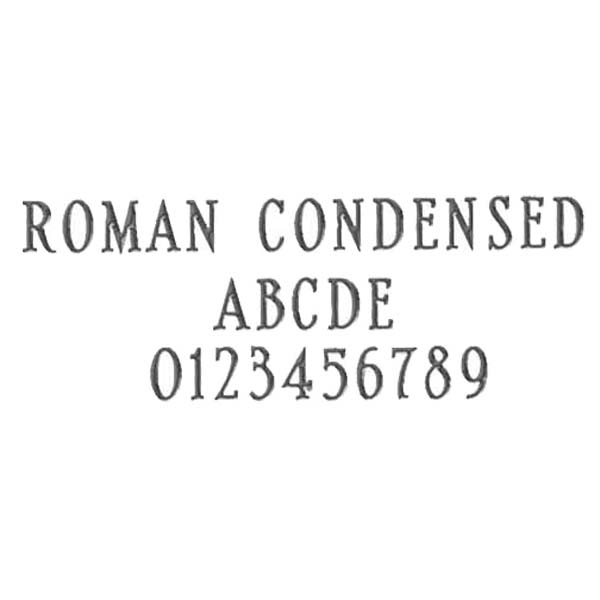 Roman Condensed - Monuments & Memorials